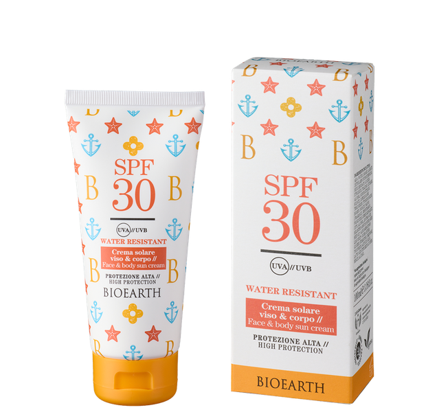 Crema solare viso & corpo SPF 30 | COSMETICA NATURALE E BIO | Bioearth